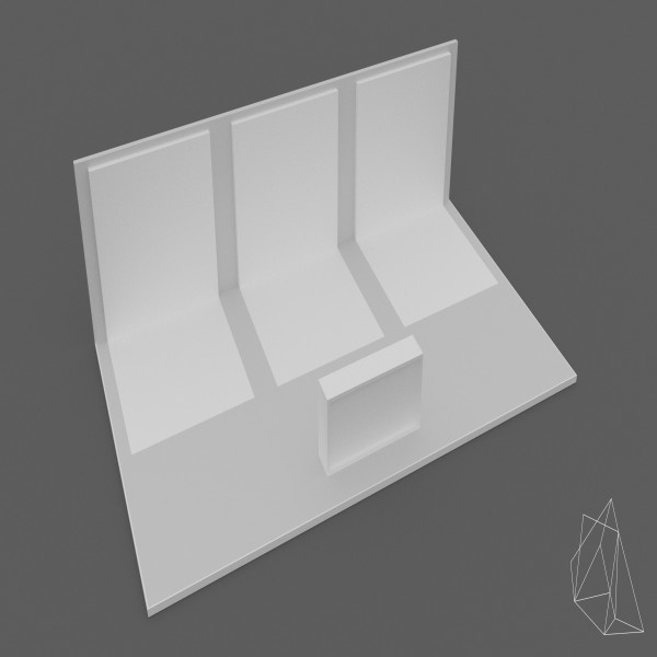 LARGE EXHIBITION STAND WITH 3 SECTIONS 3D MODEL - FREE DOWNLOAD | FREE ...