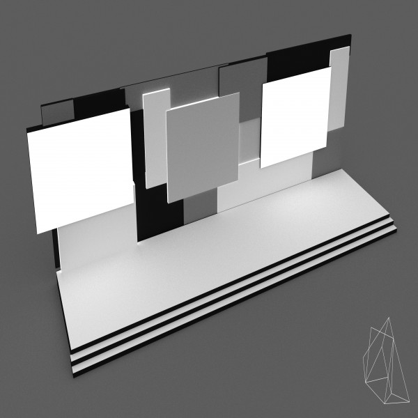 MULTILEVELED LAYERS EVENT STAGE 3D MODEL - FREE DOWNLOAD | FREE POLYGON