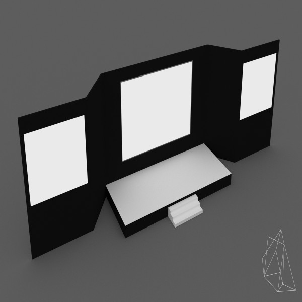 MULTILEVEL BACK EVENT STAGE 3D MODEL - FREE DOWNLOAD | FREE POLYGON
