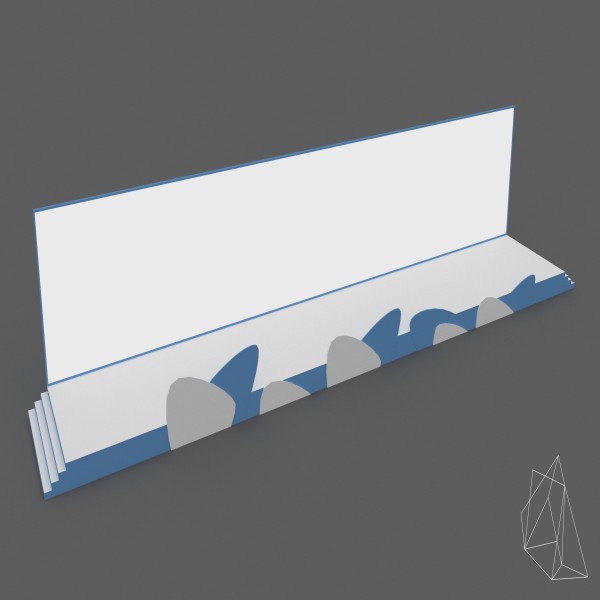 BACKLIT EVENT STAGE WITH CURVED FRONT ELEMENTS 3D MODEL - FREE DOWNLOAD ...