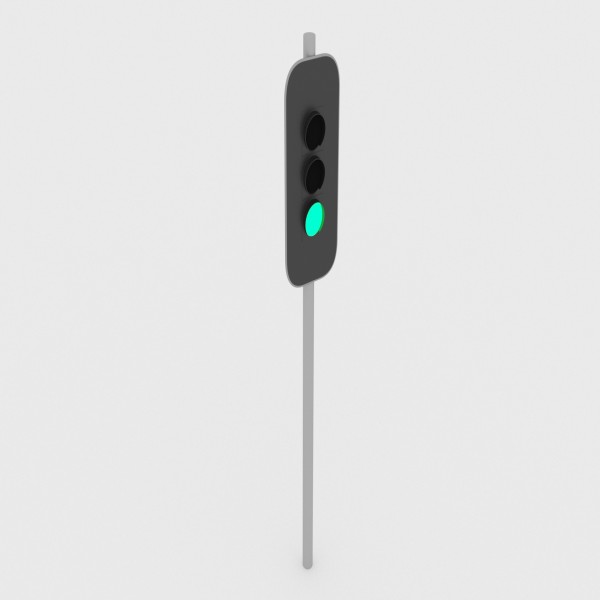 MODERN TRAFFIC LIGHT 3D MODEL - FREE DOWNLOAD | FREE POLYGON
