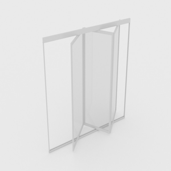 FOLDABLE LARGE GLASS WINDOW 3D MODEL - FREE DOWNLOAD | FREE POLYGON