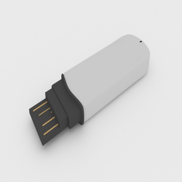 SIMPLE USB DRIVE 3D MODEL - FREE DOWNLOAD | FREE POLYGON