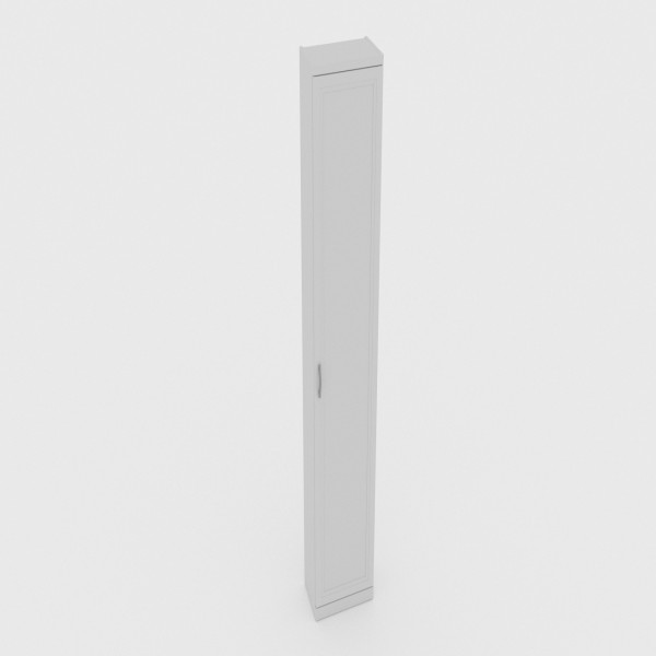 TALL WHITE SIMPLE CLOSET 3D MODEL - FREE DOWNLOAD | FREE POLYGON