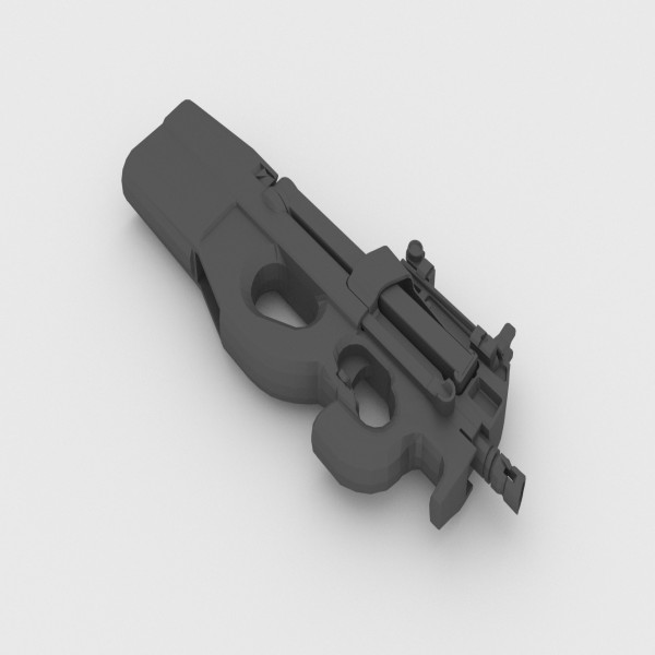 FN P90 3D MODEL - FREE DOWNLOAD | FREE POLYGON